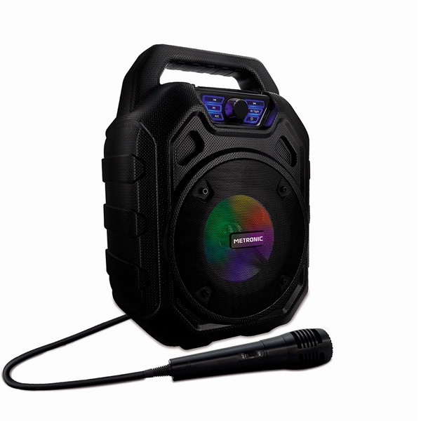 COLUNA DE SOM WIRELESS METRONIC COLUNA PORTATIL SONO MINI HIGH POWER ...