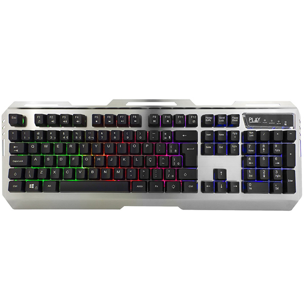 TECLADO GAMING EWENT KEYBOARD GAMING ILUMMINATED METAL USB (DBPL3315)