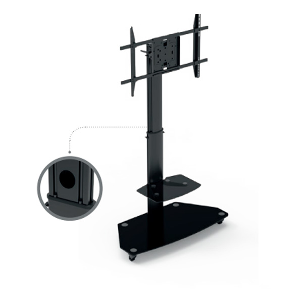 SUPORTE TV/MONITOR NAPOFIX SUPORTE CHAO MOVEL HORIZONTAL/VERTICAL 32 ...